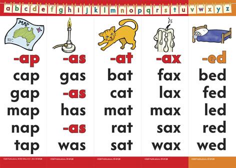 0120 | Word Walls CVC Patterns – E&R Publications