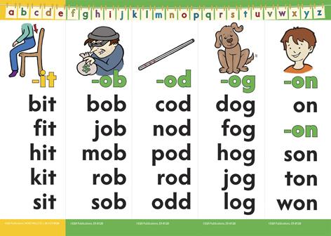 0120 | Word Walls CVC Patterns – E&R Publications